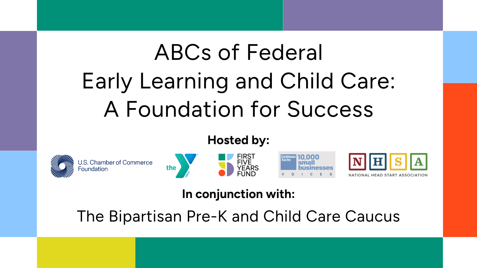 2024 Hill Briefing: ABCs of Federal Child Care and Early Learning