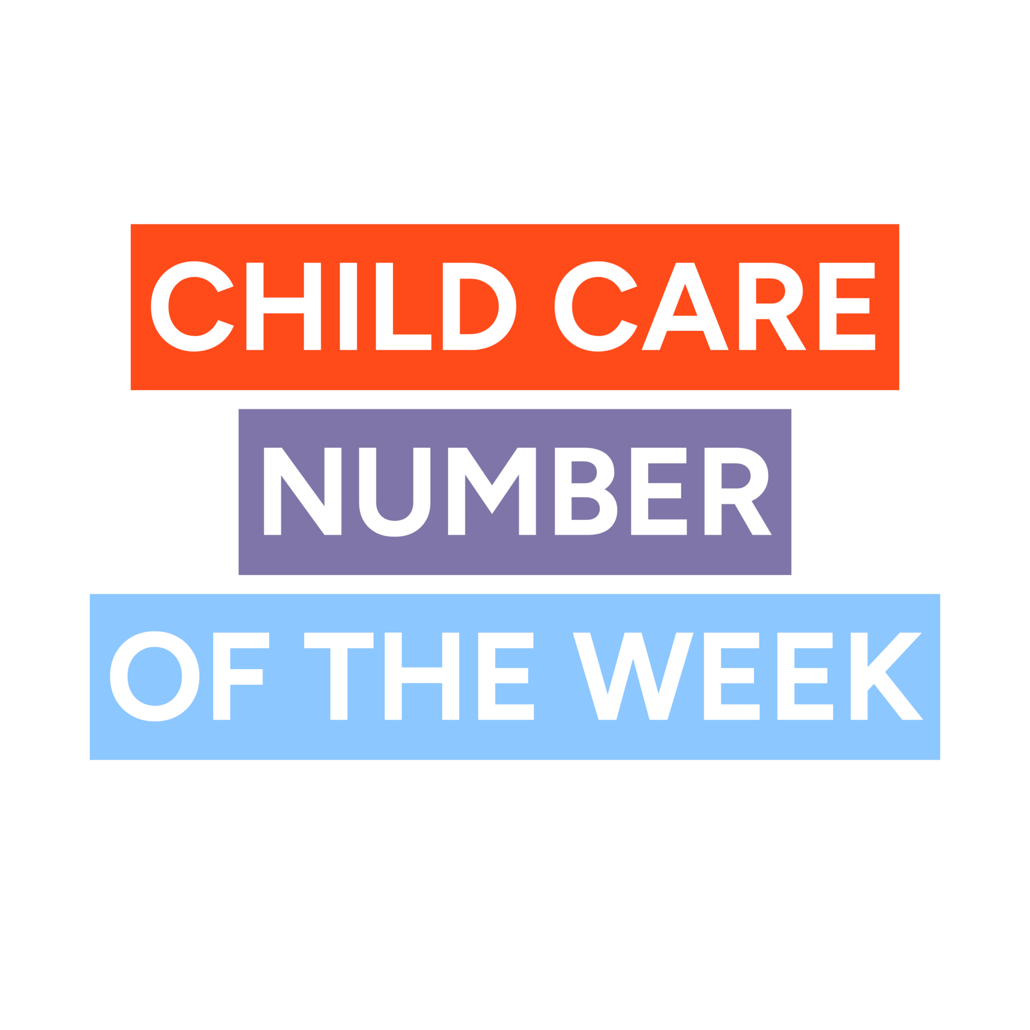 Child Care Number of the Week - First Five Years Fund